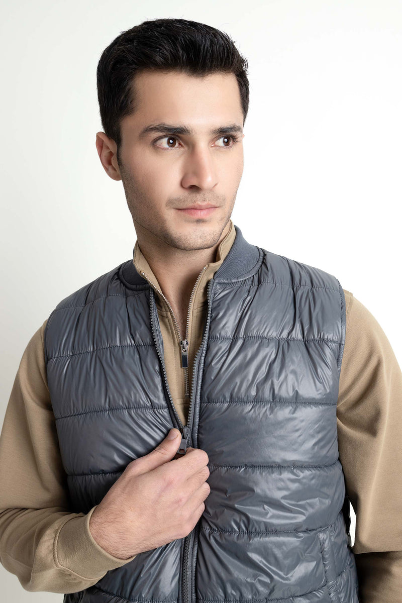 The Grey Puffer Jacket – Carom.pk