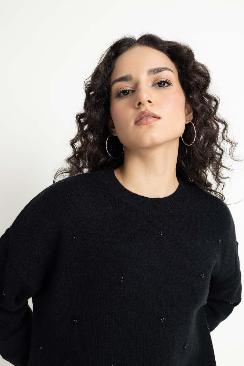 The Black Pearl Sweater – Carom.pk